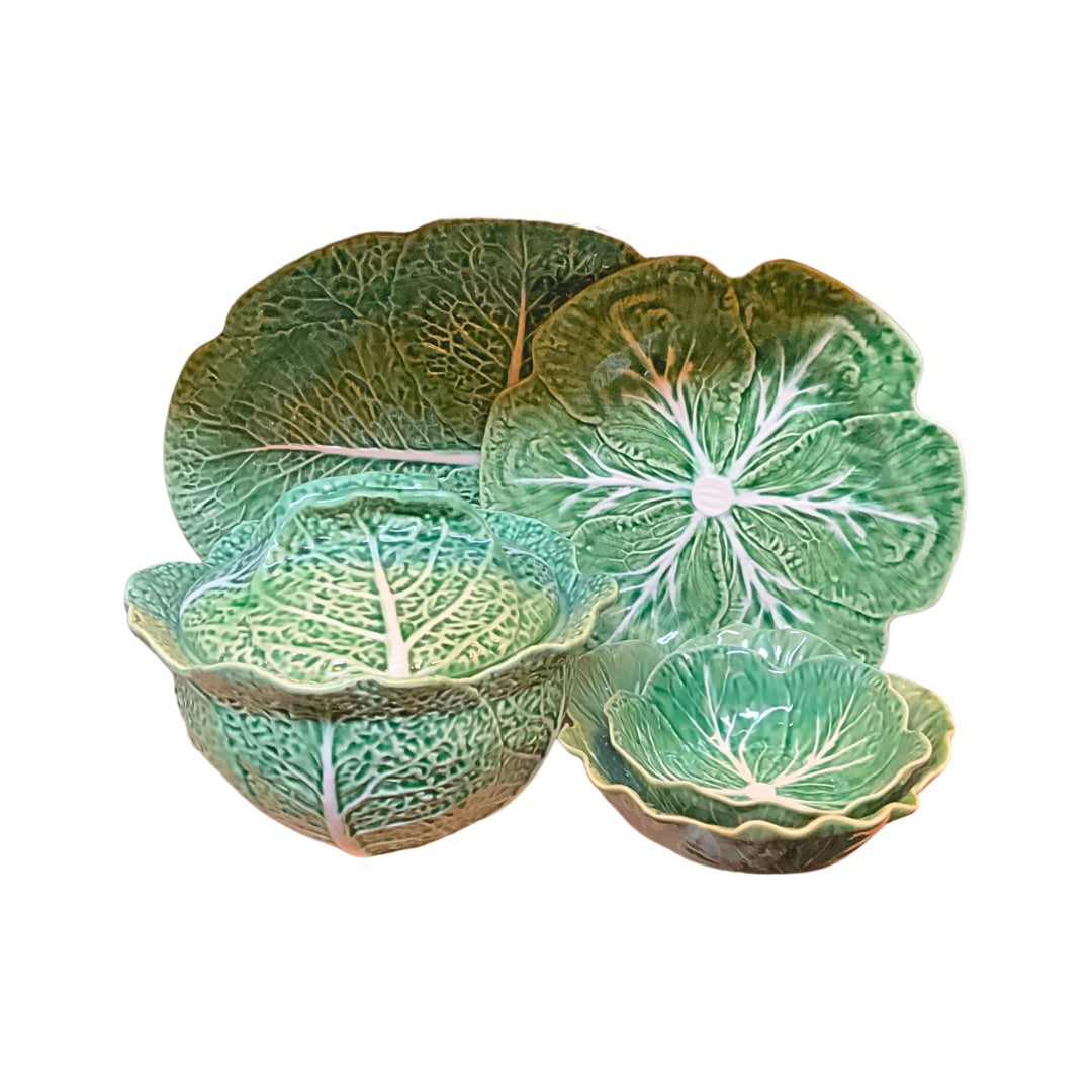 Bordallo Cabbage Set – ThriftWise for Fort Bend Women's Center