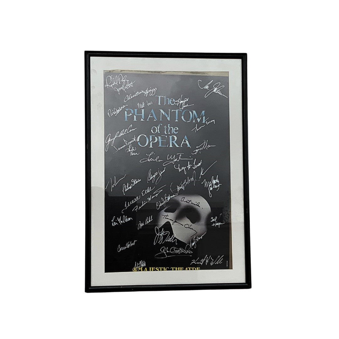 The Phantom Of The Opera Majestic Theater New York Broadway Cast Signe ...